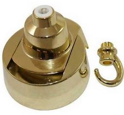 Lewden |MB11A| Polished |Brass |Ceiling| Maestro| Plug-In |Ceiling Rose ...